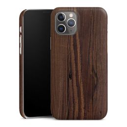 DeinDesign iPhone 12 Pro Handy Premium Case Smartphone Handyh&uuml;lle Schutzh&uuml;lle matt Wooden Look Wood Nut Tree Premium Case