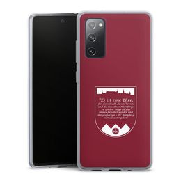 DeinDesign Galaxy S20 FE 5G Handy Silikon H&uuml;lle Case transparent Handyh&uuml;lle 1. Fc N&uuml;rnberg Bundesliga Merchandise Silikon Case