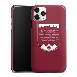 DeinDesign iPhone 11 Pro Max Handy Premium Case Smartphone Handyh&uuml;lle Schutzh&uuml;lle gl&auml;nzend Bundesliga 1. Fc N&uuml;rnberg Merchandise Premium Case