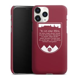 DeinDesign iPhone 11 Pro Handy Premium Case Smartphone Handyh&uuml;lle Schutzh&uuml;lle matt Bundesliga 1. Fc N&uuml;rnberg Merchandise Premium Case