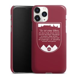 DeinDesign iPhone 11 Pro Handy Premium Case Smartphone Handyh&uuml;lle Schutzh&uuml;lle gl&auml;nzend Bundesliga 1. Fc N&uuml;rnberg Merchandise Premium Case