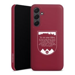 DeinDesign Galaxy A35 5G Handy Premium Case Smartphone Handyh&uuml;lle Schutzh&uuml;lle gl&auml;nzend 1. Fc N&uuml;rnberg Bundesliga Merchandise Premium Case
