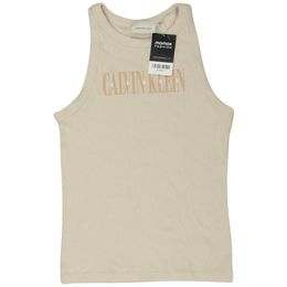 Calvin Klein Jeans Top Damen Gr&ouml;&szlig;e XS Second Hand beige