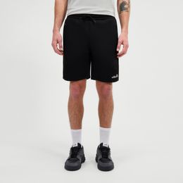 Sweatshorts Ellesse "GIALARNO SHORT", Herren, Gr. L, N-Gr, schwarz, Sweatware, Obermaterial: 64% Baumwolle, 36% Polyester, kontrastfarbene Details, unifarben mit Farbeins&auml;tzen, Hosen Sweatshorts