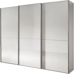 Schwebet&uuml;renschrank Wiemann, B:295cm H:236cm T:67cmglas wei&szlig;, Schr&auml;nke, "Phoenix, Made in Germany, modernes Design, Highlight, Blickfang", maximaler