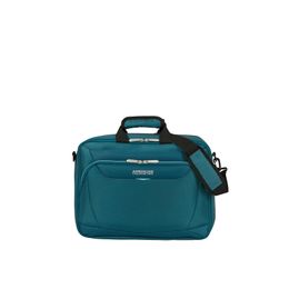 Reisetasche American Tourister "SUMMERRIDE 3-Way Bordtasche", Damen, Gr. B/H/T: 40cm x 30cm x 20cm, totally teal, Polyester, Taschen Reisetasche, Handgepäck Reisegepäck Trolley-Aufsteck-System Underseater