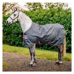 Horseware Outdoordecke AMIGO Hero Ripstop Lite grau/rosa/blau 80 cm