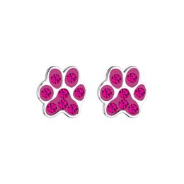 Elli Earrings 'Pfote' female Pink size One Size