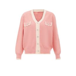 carato Strickjacke Damen Gr&ouml;&szlig;e XS/S rosa