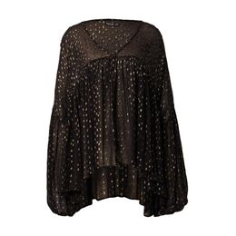 Nasty Gal Bluse Damen Gr&ouml;&szlig;e S gold / schwarz