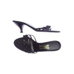 Salvatore Ferragamo Sandalen Damen Gr&ouml;&szlig;e 39 Second Hand schwarz