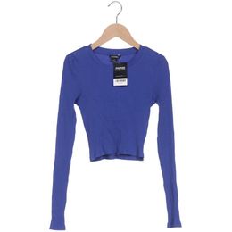 MONKI Langarmshirt Damen Gr&ouml;&szlig;e S Second Hand blau