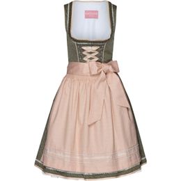 Krüger Dirndl Krüger Madl Midi-Dirndl Oliv (Größe: 42)