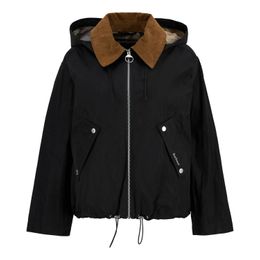 Barbour Jacke Weaver Showerproof Black/Dress Tartan (Gr&ouml;&szlig;e: 16)