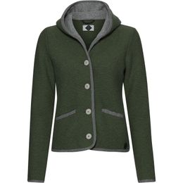 STAPF Kapuzen-Strickjacke Malwine Tanne (Gr&ouml;&szlig;e: S)