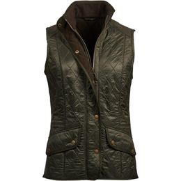 Barbour Steppweste Cavalry Oliv (Gr&ouml;&szlig;e: 10)