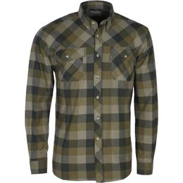 Pinewood Hemd Lumbo Olive/Suede Brown (Gr&ouml;&szlig;e: M)