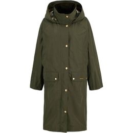 Barbour Mantel Rowton Showerproof Ivy Green/Ancient Tartan (Gr&ouml;&szlig;e: 14)