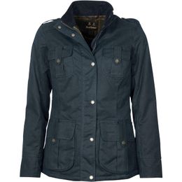 Barbour Wachsjacke Winter Defence Navy (Gr&ouml;&szlig;e: 14)