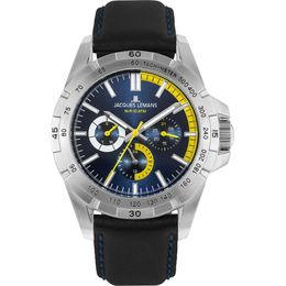 Jacques Lemans Uhr Herren Gr&ouml;&szlig;e One Size dunkelblau / gelb / schwarz / silber