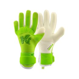 KEEPERsport Athletic Gloves male Beige, Green size 12