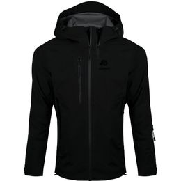 GUGGEN Mountain Performance Jacket 'Allwetter Jacke HD09 3-Lagen Hardshell Wanderjacke' female Black size XXL