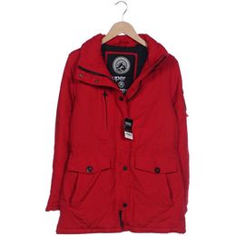 Superdry Mantel Damen Gr&ouml;&szlig;e L Second Hand rot