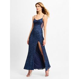 HEY KYLA Abendkleid ' ' Damen Größe 42 marine Winterkleid