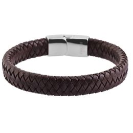 Adelia´s Edelstahlarmband ADELIA´S "Herren Armband aus Edelstahl 22 cm", braun, Armbänder, Herren, 22, Edelstahl, Edelstahlarmband