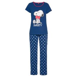 PEANUTS Pajama female Blue size 32/34