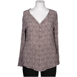 Cartoon Bluse Damen Gr&ouml;&szlig;e XL Second Hand braun