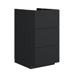neoro n50 Unterschrank B: 40 cm mit 3 Ausz&uuml;gen, BN0450BM,
