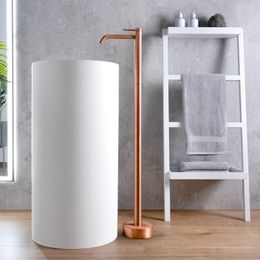 Mariner Logica freistehende Waschtischarmatur, inklusive Grundk&ouml;rper, LOG0056-RS+FIX0090,