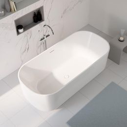 evineo ineo7 Freistehende Badewanne L: 170 B: 80 H: 60 cm, BE0742WH,