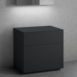 neoro n50 Unterschrank B: 80 cm mit 2 Ausz&uuml;gen, BN0442BM+BN0402BM,