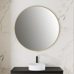 rivea Maila Lichtspiegel Ø 120 cm, mit gold mattem Akzentrahmen, BR0112MI,