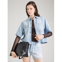 G-Star Raw G-STAR Bluse 'Remix' Damen Gr&ouml;&szlig;e XL hellblau