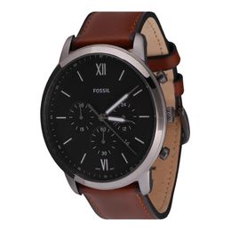 Fossil Analog Watch male Brown size One Size