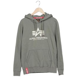 Alpha Industries Kapuzenpullover Herren Gr&ouml;&szlig;e L Second Hand gr&uuml;n