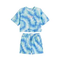 Cool Club Shirt mit Shorts Set M&auml;dchen Gr&ouml;&szlig;e 170 blau / wei&szlig;