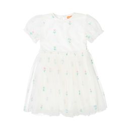 STACCATO Kleid M&auml;dchen Gr&ouml;&szlig;e 128/134 ecru / gr&uuml;n / rosa