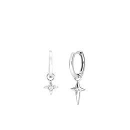 Lucardi Earrings 'Modern' female Silver size Onesize
