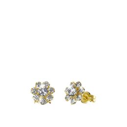 Lucardi Earrings 'Klassisch' female Gold size Onesize