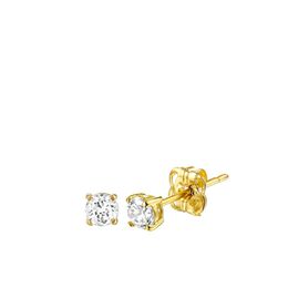 Lucardi Earrings 'Klassisch' female Gold size 3