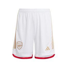 adidas Performance Sportshorts 'FC Arsenal 23/24' Jungen Gr&ouml;&szlig;e 128 sand / rot / offwhite