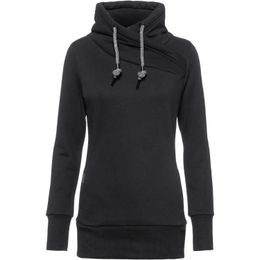 Ragwear Neska Sweatshirt Damen - schwarz - Gr. XS - Baumwolle/Polyester