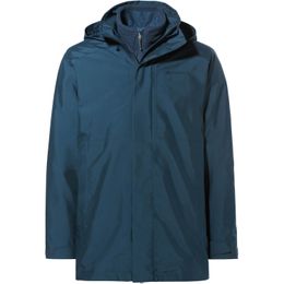 Vaude Idris 3In1 Iv Parka Herren - blau - Gr. S - Polyester