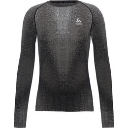 Odlo Blackcomb Eco Funktionsshirt Herren - schwarz - Gr. L - Polyester/Polyamid/Elastan