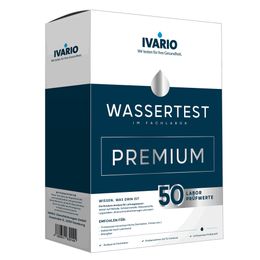 IVARIO Wassertest 'Premium' 50 Pr&uuml;fwerte + Legionellen