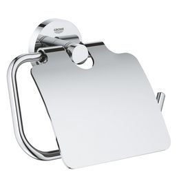 Grohe Toilettenpapierhalter 'Start' chromfarben mit Deckel